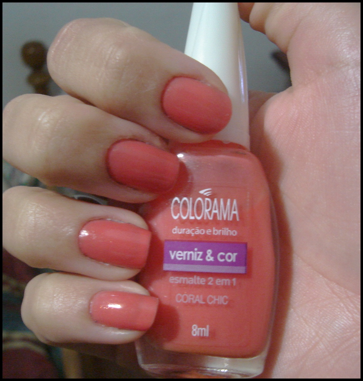 Vício Esmaltístico: Coral Chic - Colorama