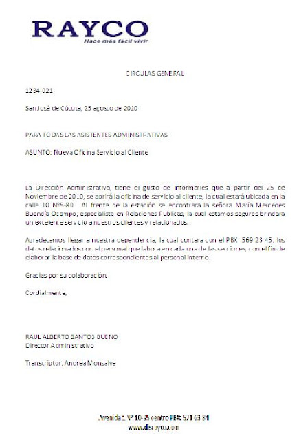 CONOCIMIENTO PARA TODOS: LA CIRCULAR