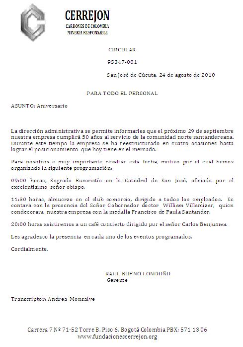 CONOCIMIENTO PARA TODOS: LA CIRCULAR