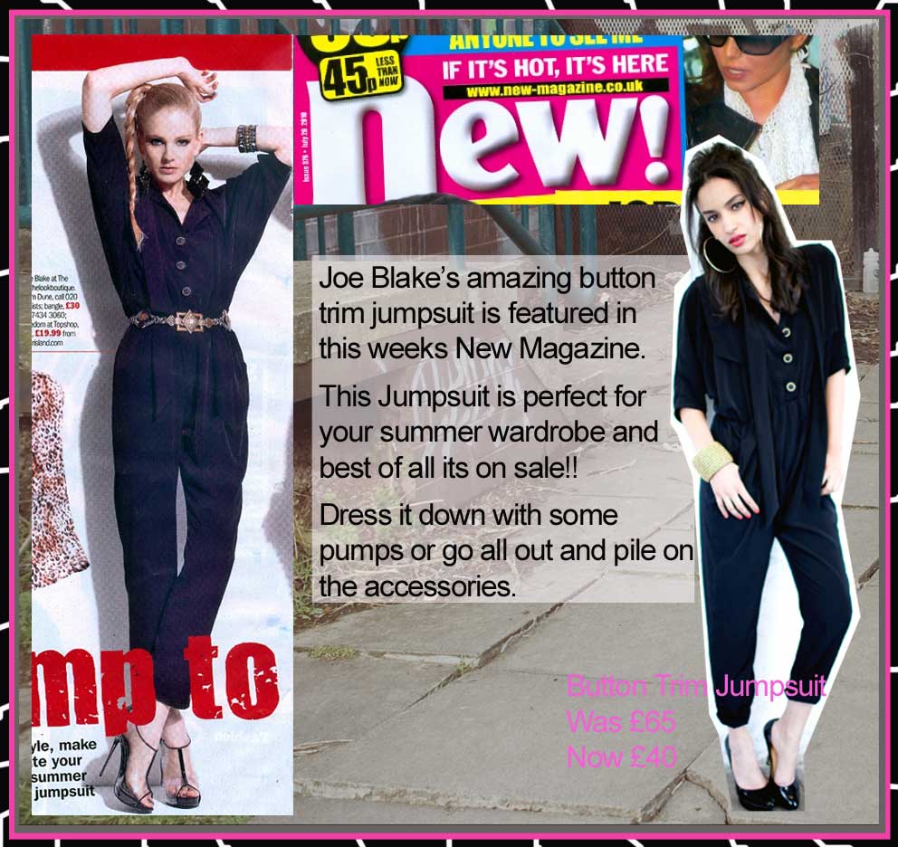 JOE BLAKE: JOE BLAKE IN NEW MAGAZINE