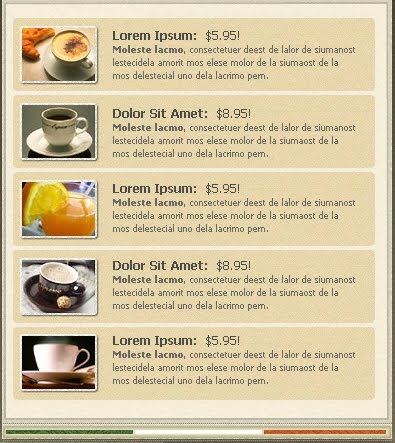 Recycle Bin Cafe: Menu