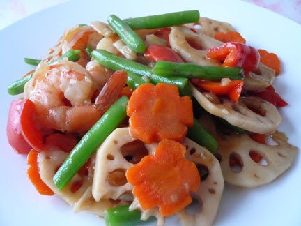 My Kitchen Snippets: Lotus Root with Vegetables
