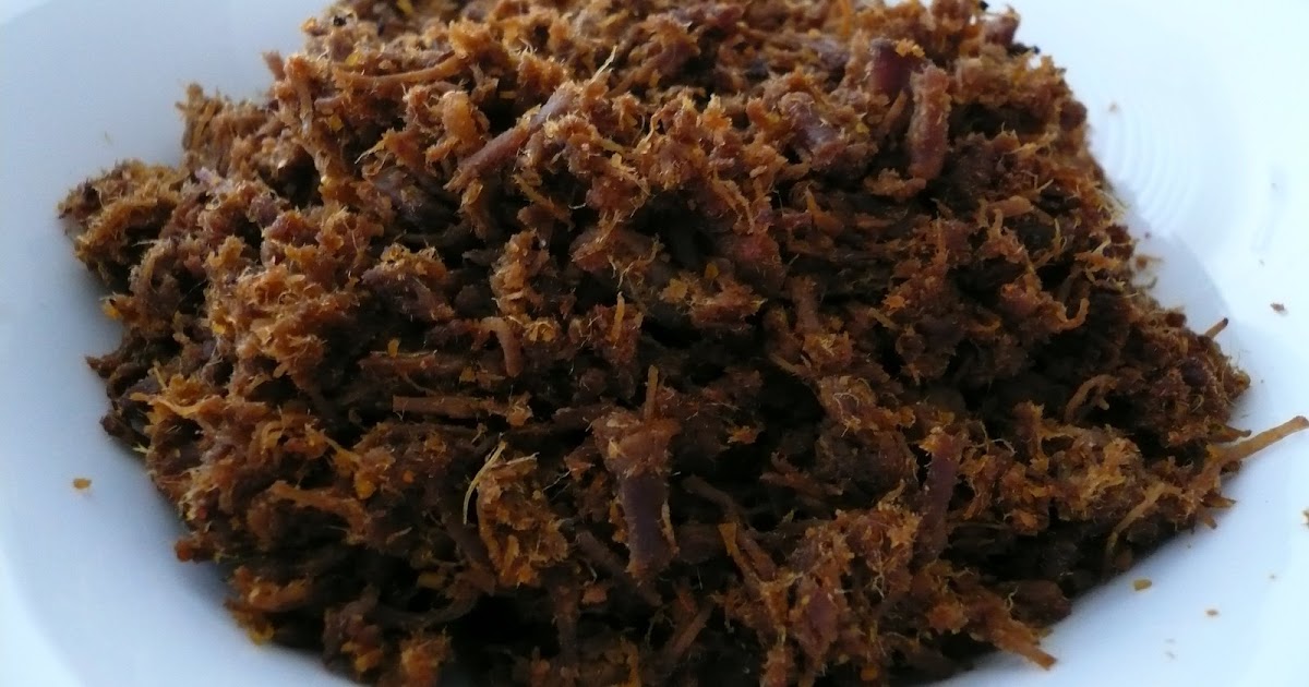 My Kitchen Snippets: Serunding (Meat Floss)