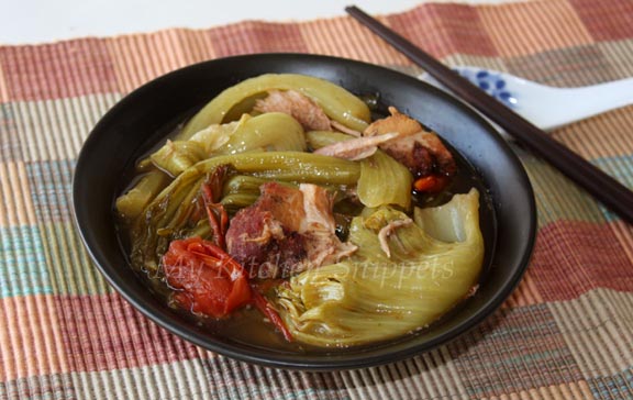 My Kitchen Snippets: Chinese Mustard Vegetable Stew/Chai Buey