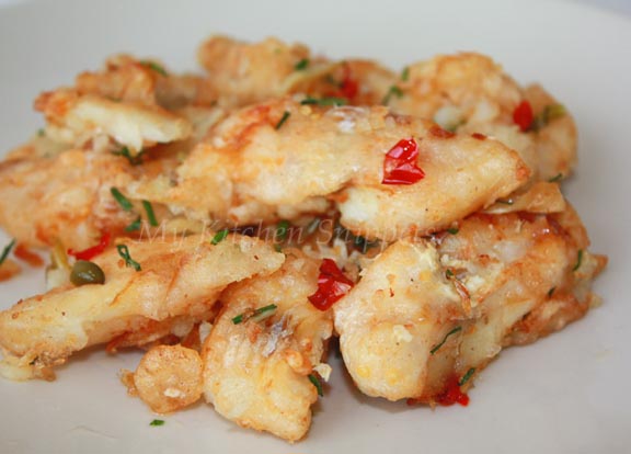 My Kitchen Snippets: Salt and Pepper Fish Fillet