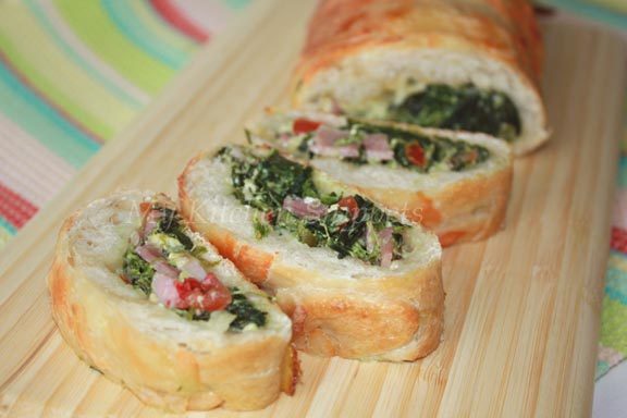 My Kitchen Snippets: Spinach Loaf