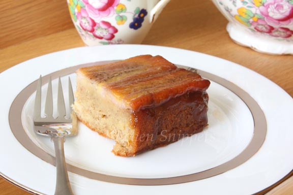 My Kitchen Snippets: Banana Upside-down Cake