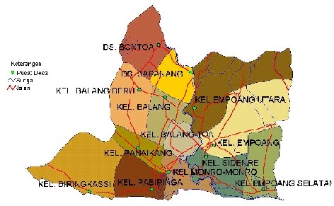 Pembagian Wilayah Kabupaten Jeneponto ~ Bonthain