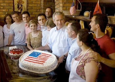 Jumping in Pools: Happy Birthday, President Bush