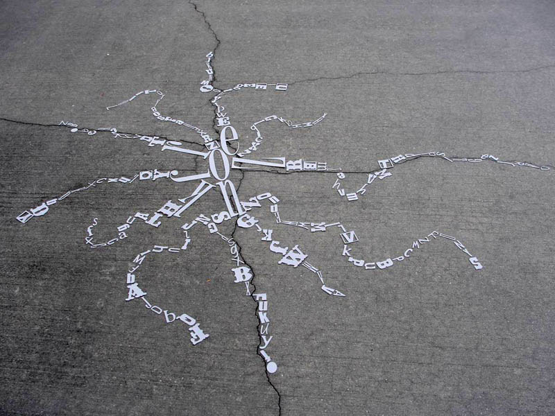 Visual Poetry Mailart Exhibit at Skylab!: Visual Poetry from Andrew Topel