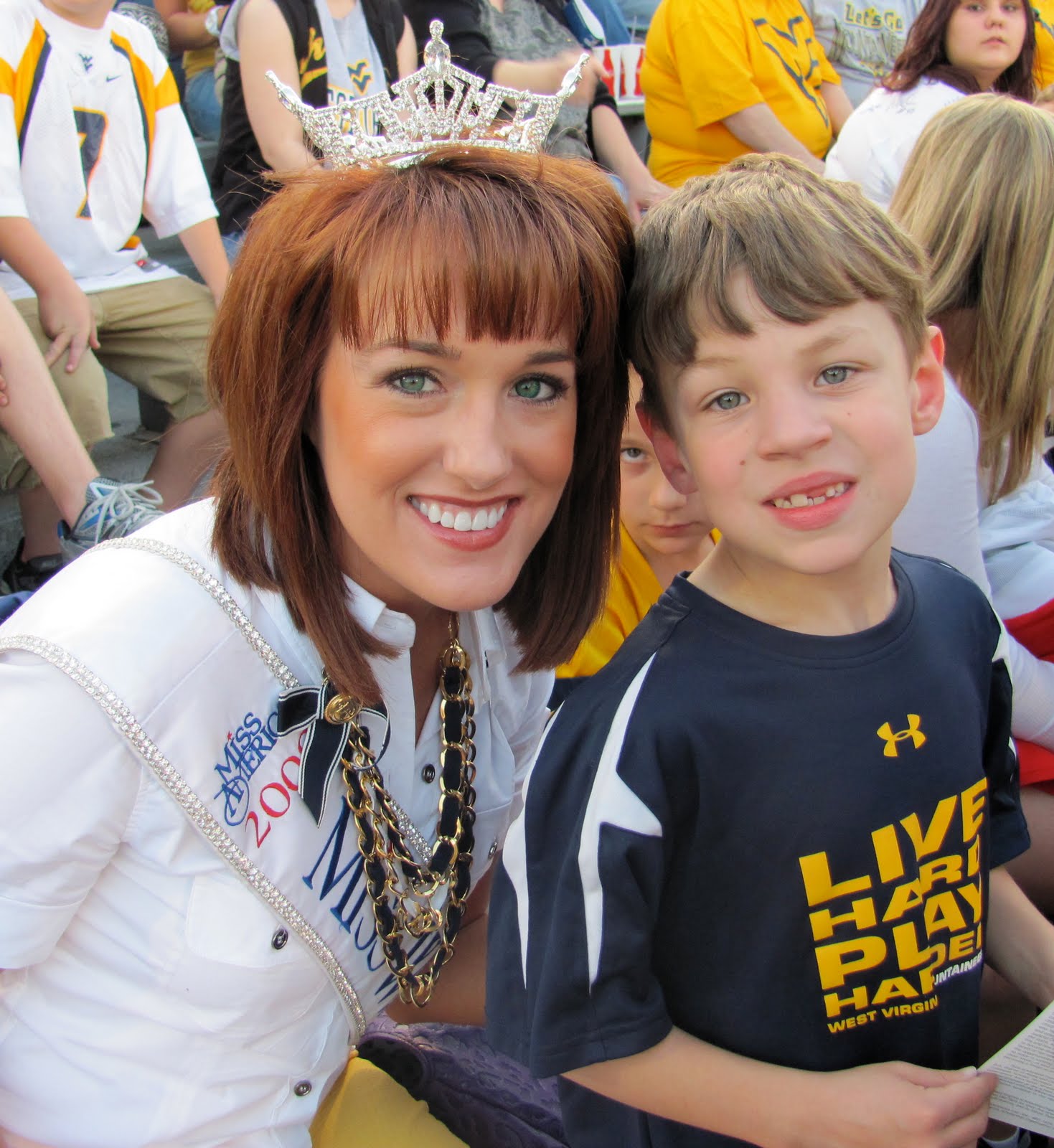 Talia Markham Miss WV 2009: WVU Blue & Gold Game