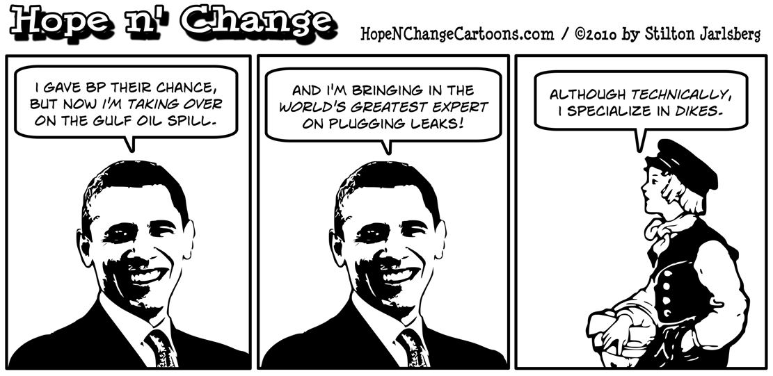 Hope n' Change Cartoons: Plug the Hole, Laddy