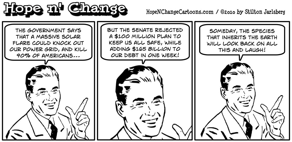 Hope n' Change Cartoons: Flare for the Dramatic