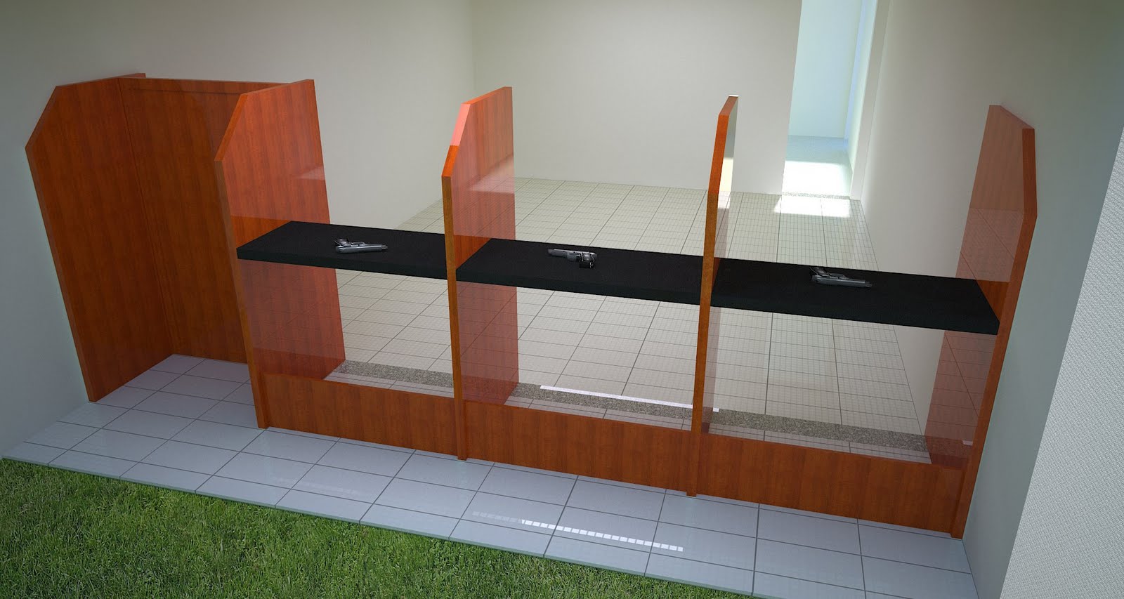 MVR Projetos: Stand para tiro.