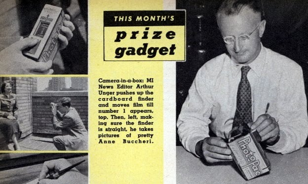 take nothing but polaroids: The first disposable camera