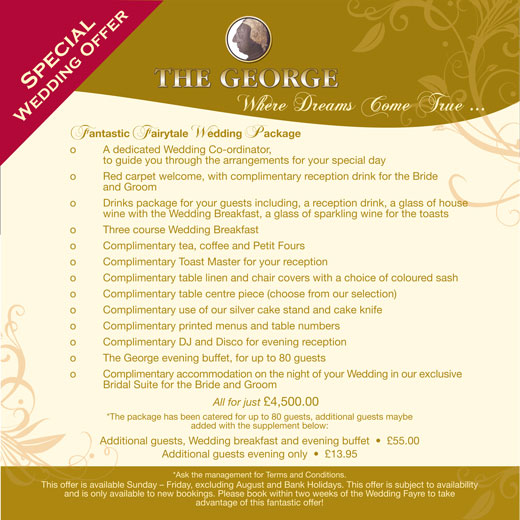 Weddings North East: The George Hotel Piercebridge