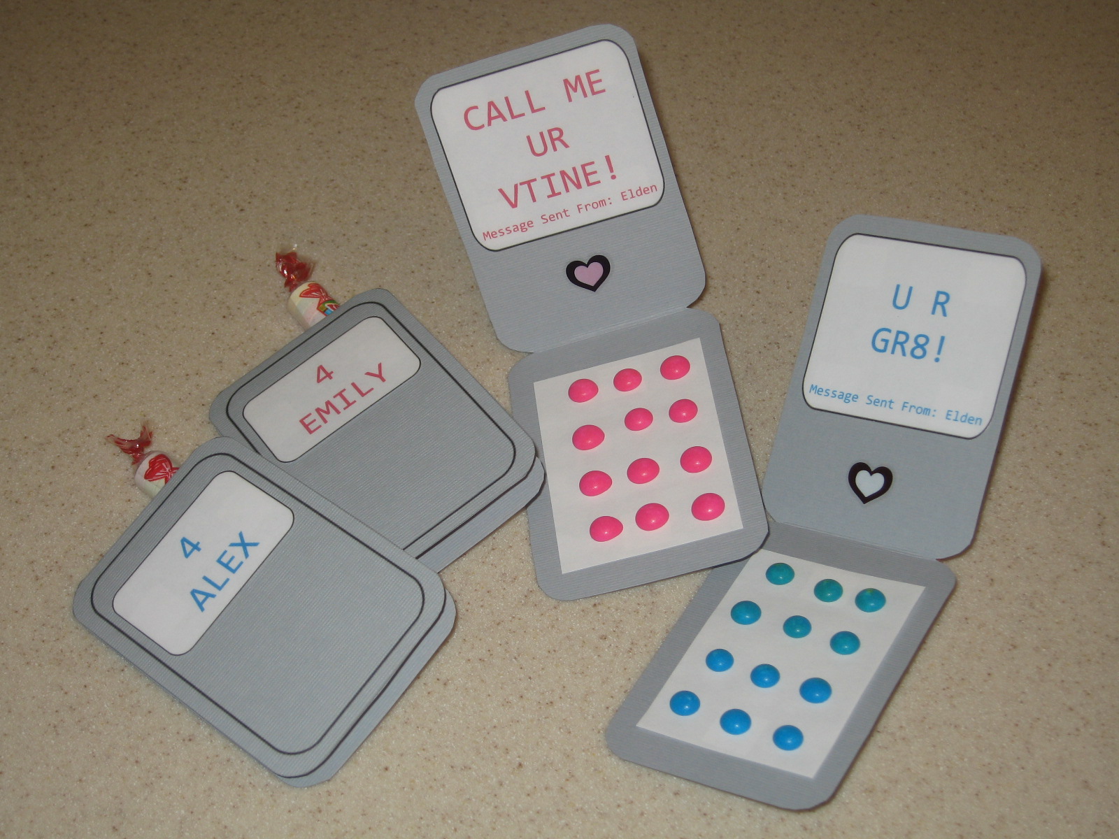 Cookie Nut Creations: Valentine Cell Phones