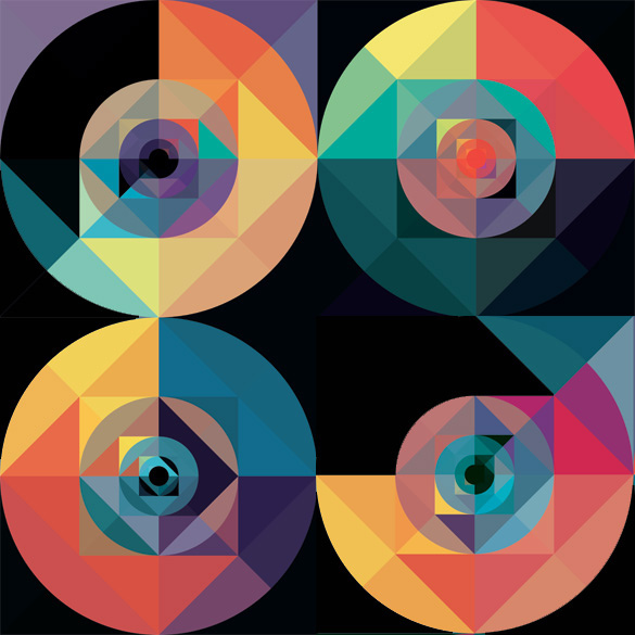 Flyer Goodness: The Colorful Geometric Graphic Designs of Andy Gilmore