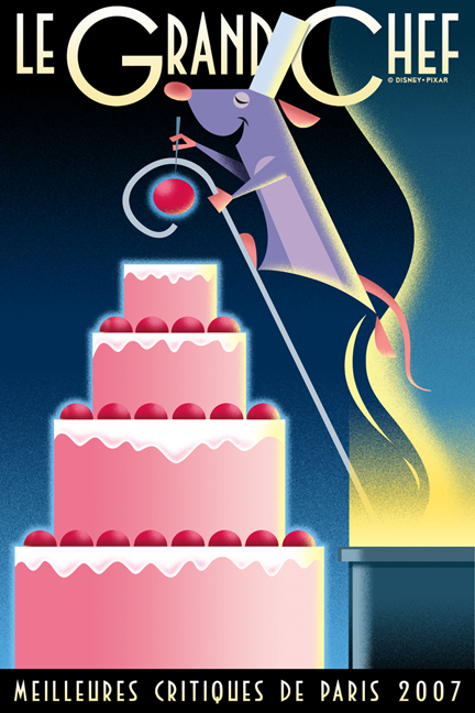 Art of posters: Retro Disney/Pixar Posters by Eric Tan