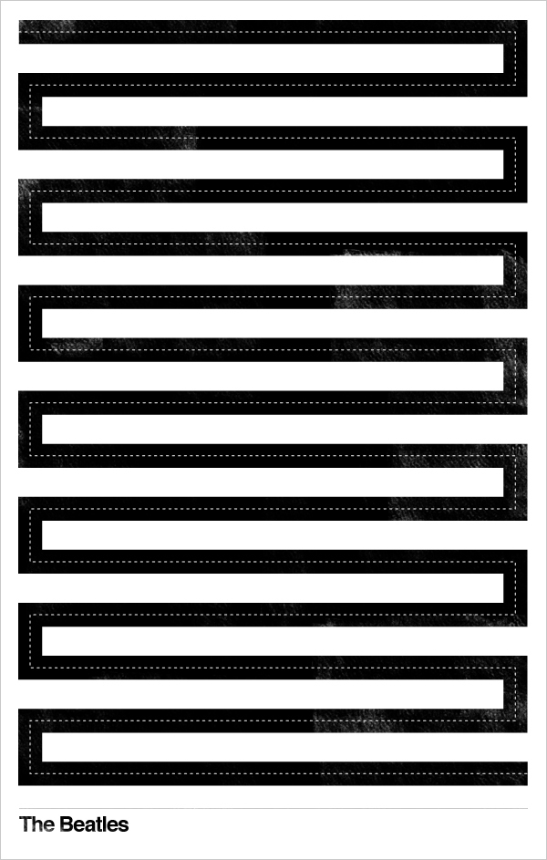 Flyer Goodness: Minimalist Beatles Posters from Matt Chase