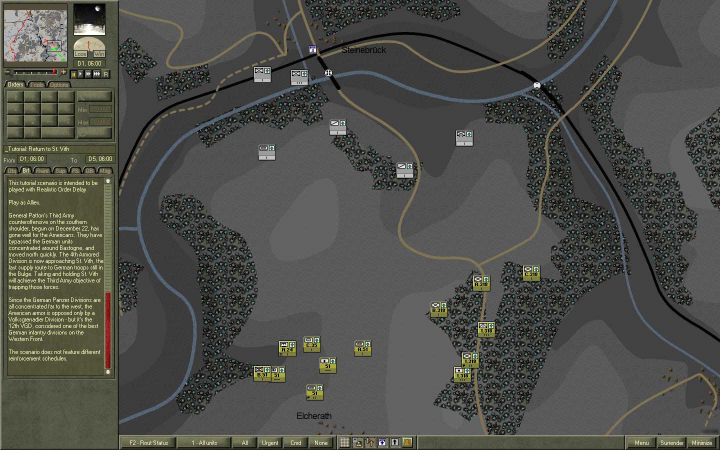 Real and Simulated Wars: "Command Ops: Battles from the Bulge", Screenshots