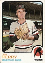 1973 Topps Baseball Set Builder: 385 - Jim Perry