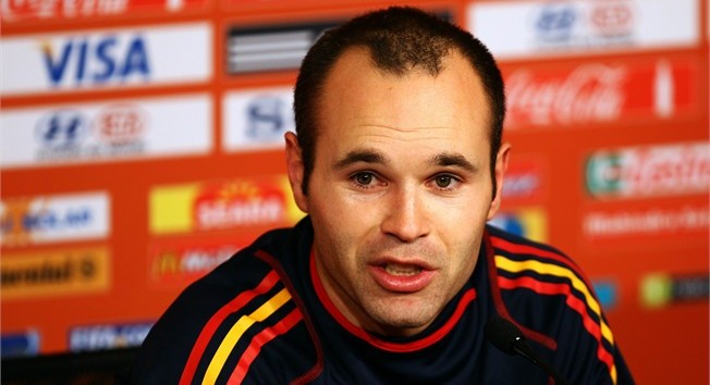 The Best Footballers: Andres Iniesta is a Spanish football midfielder