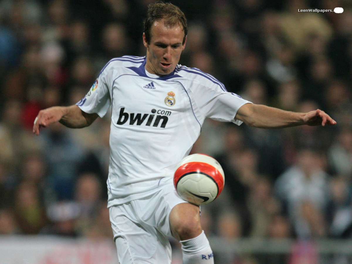 The Best Footballers: Arjen Robben plays as winger football of Netherlands