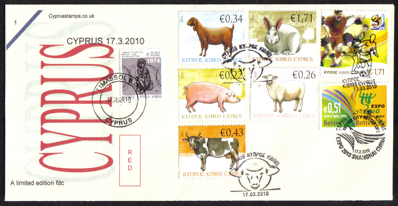 Cyprus Stamps (Republic and Turkish Cypriot), First Day Covers and more ...