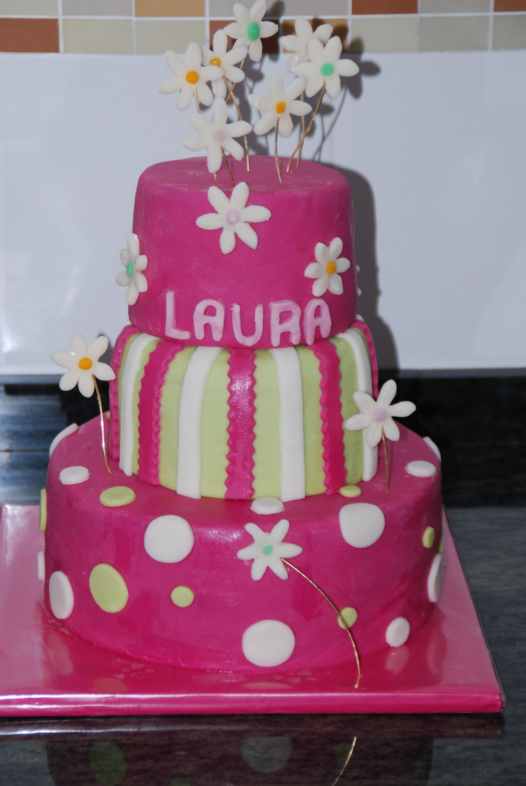Un Mundo de Tartas: Tarta Cumple de Laura