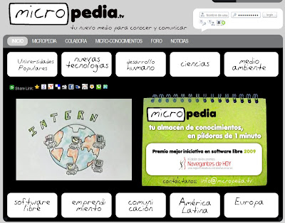 Tecnología habitual: La wikipedia de microvideos: Micropedia