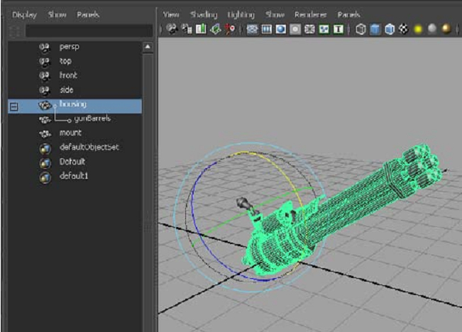 Creating Node Hierarchies in the Outliner ~ Maya In Design