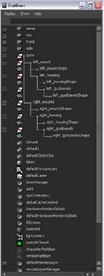 Displaying Options in the Outliner ~ Maya In Design