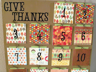 The Baeza Blog: Give Thanks Board