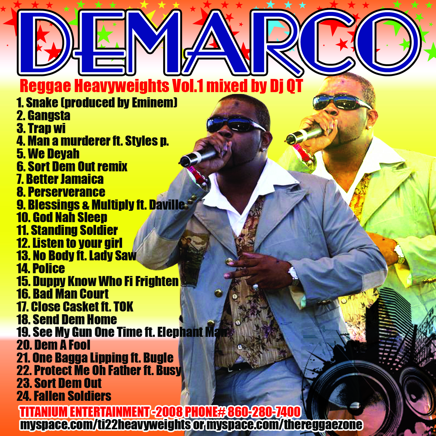 DJ QT (OFFICIAL BLOG SITE): DJ QT - DEMARCO - REGGAE HEAVYWEIGHTS VOL. 1