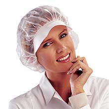 CRISLA " DESECHABLES": COFIA DE POLIPROPILENO CON VISERA