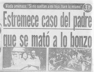 Chile: a Sebastían Acevedo, que se inmoló hace 26 años para impedir la ...