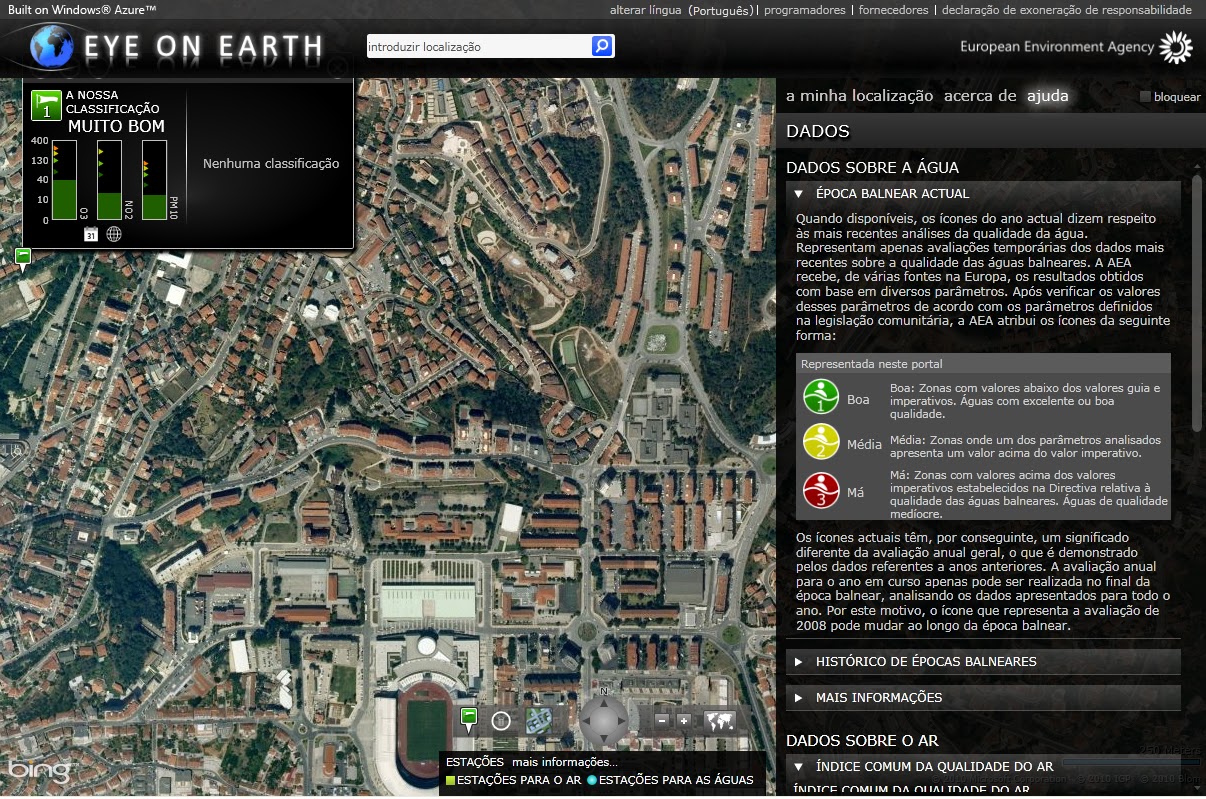 PENELA AMBIENTE: Mapas de Poluição na Europa disponíveis em Tempo Real