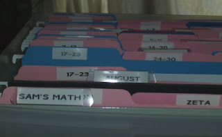 Homeschool Distractions: Homeschool Organizing