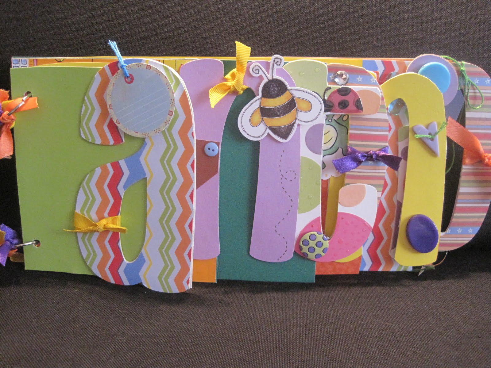 SCRAPPING IDEAS - Ana Maria: Album de Letras