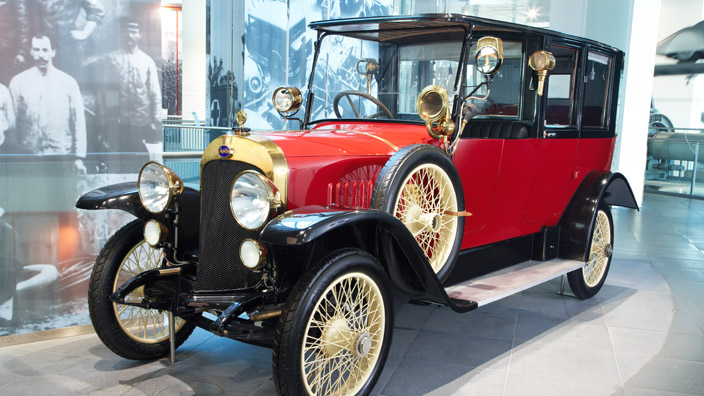 HISTORY OF CAR: Audi 14/35 hp Type C saloon, 1913