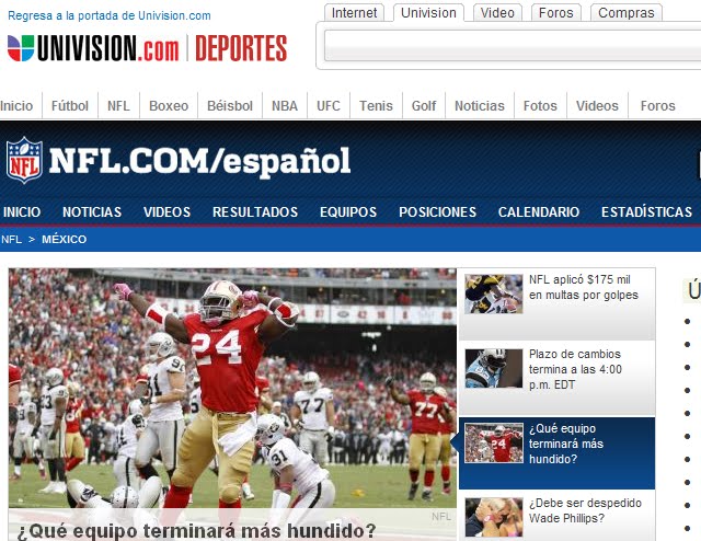 NFL MÉXICO: ¿nfl.com.mx?