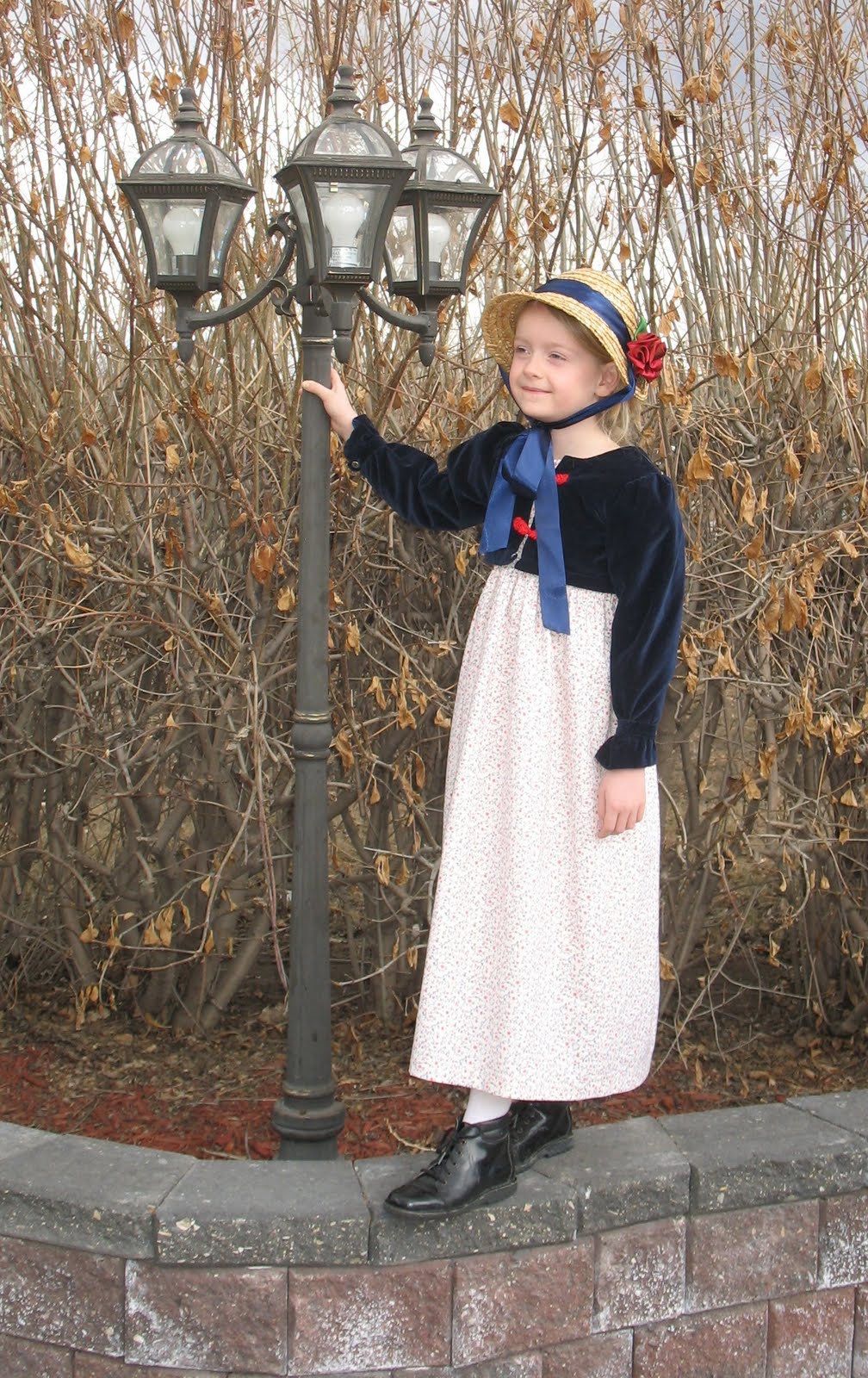 Stitched By His Love: Shirring Regency Girls' Dress Pattern