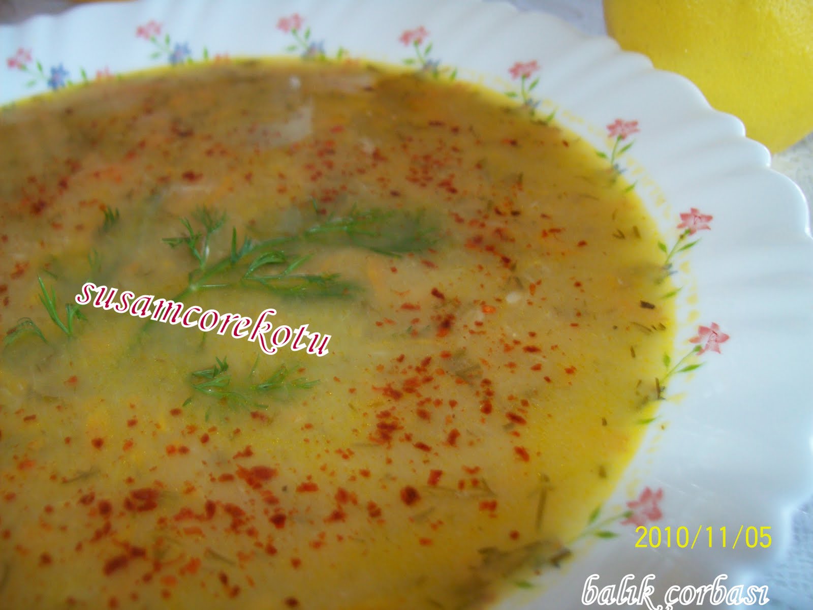 TON BALIKLI ÇORBA,BALIK ÇORBASI - Susam Çörek Otu Denenmiş Tarifler