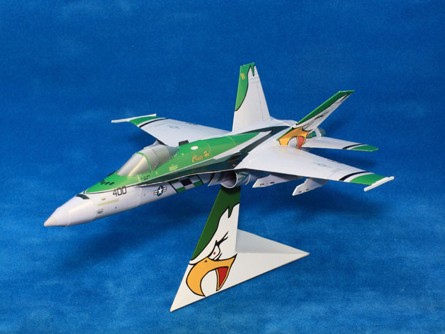 Mundo Papercraft: F/A-18C VF-195 VF400