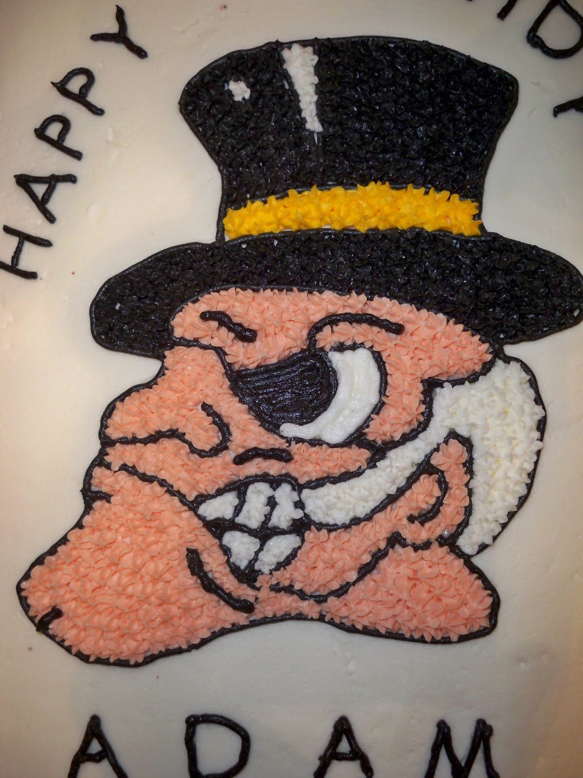 C 3 Delights: Wake Forest Demon Deacon Cake