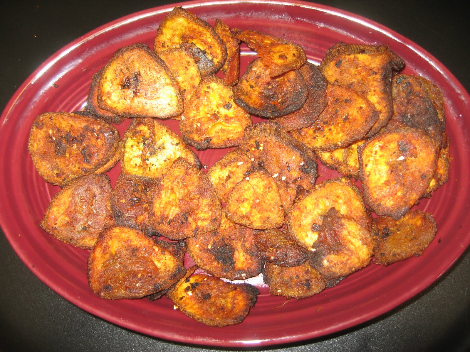 SUMADHURA: Kelewele---A Spiced Plantain Snack from Ghana( Semi-Baked)