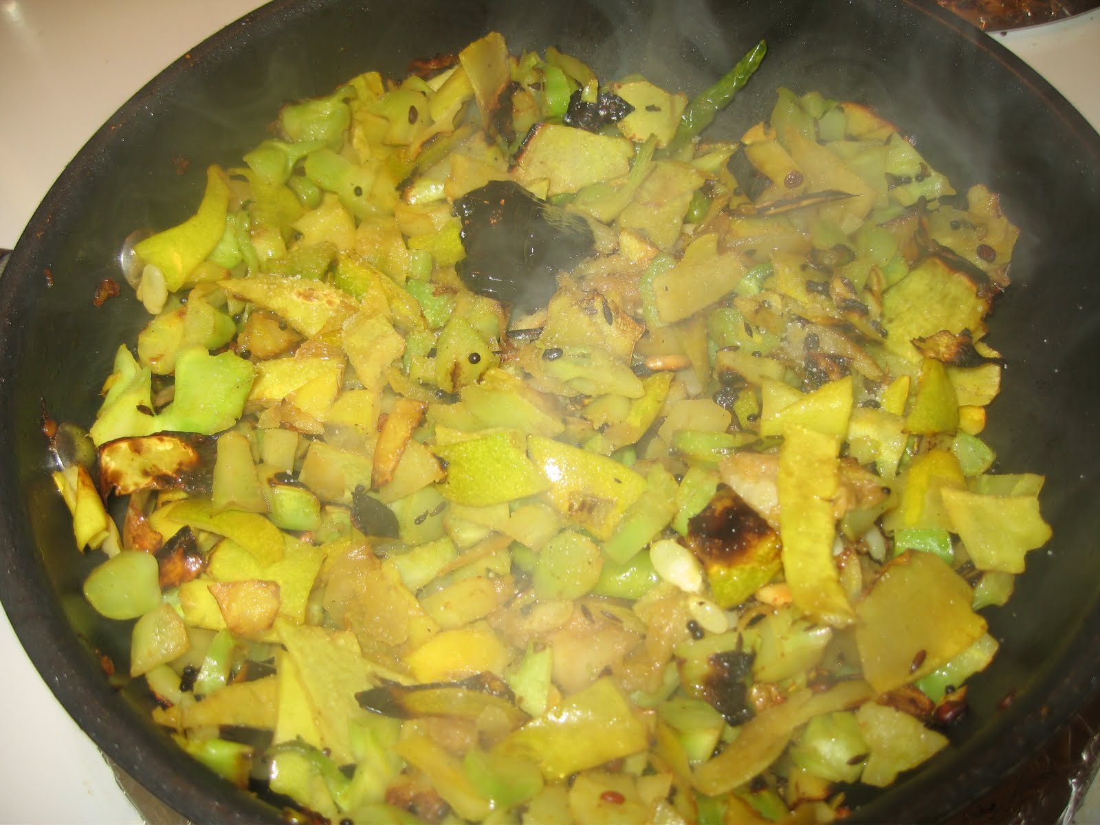 SUMADHURA: BottleGourd Peel-Broccoli Stalks-Yellow Cucumber Peel Chutney