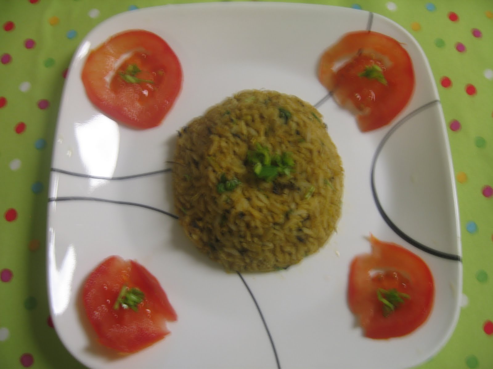 SUMADHURA: Ridgegourd Peel Rice/Pulav flavored with Kasoori Methi and ...
