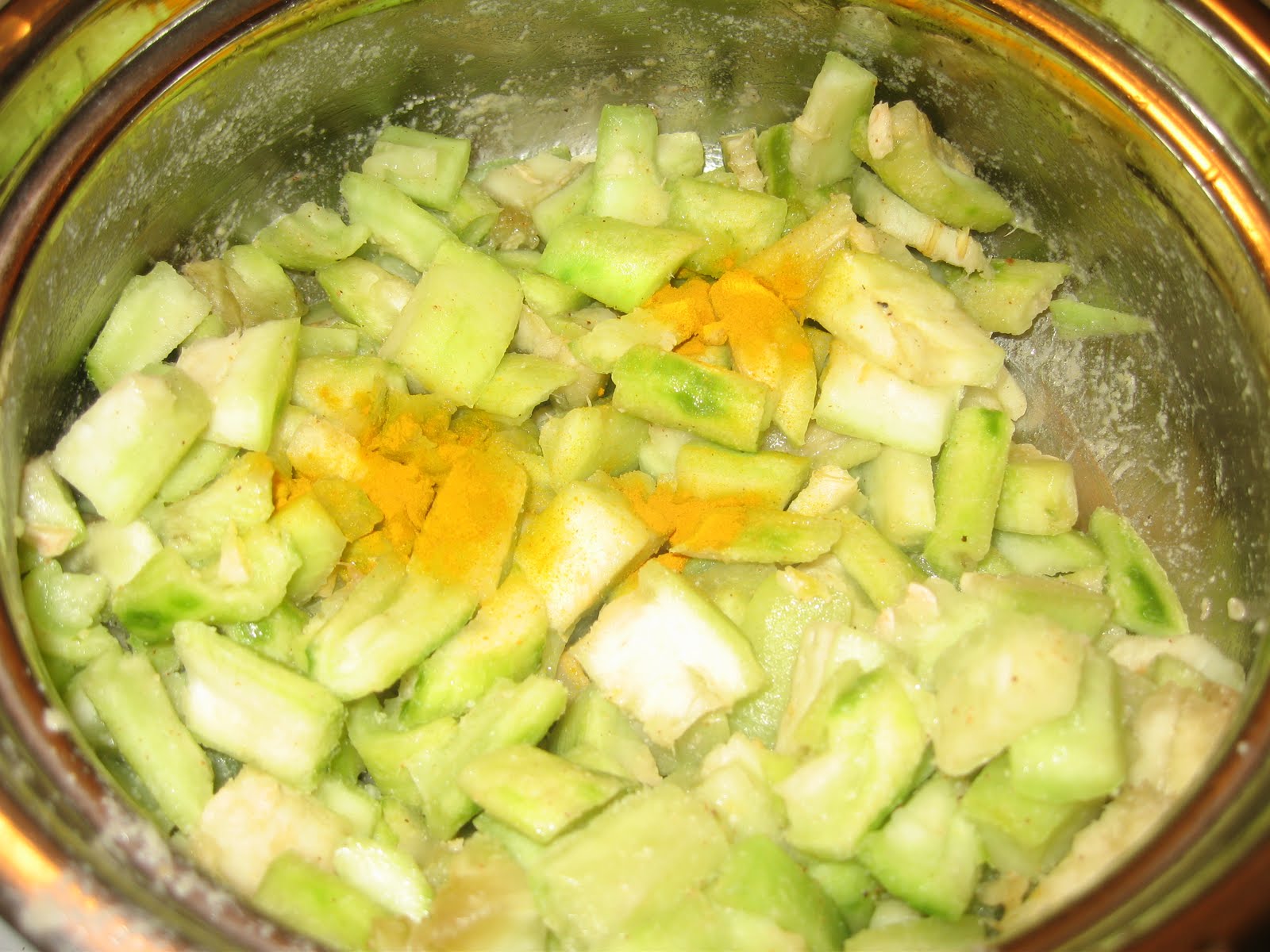 SUMADHURA: Beerakaya Jeelakarra Karam Kura/RidgeGourd Curry with Cumin ...